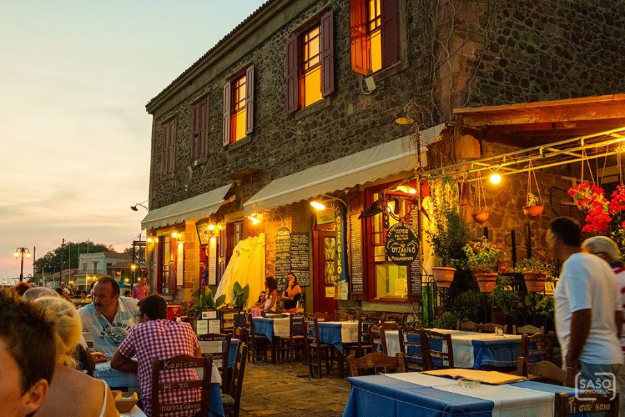 Grški otok Lezbos, hrana, restavracije in uvod v zapis o tem otoku